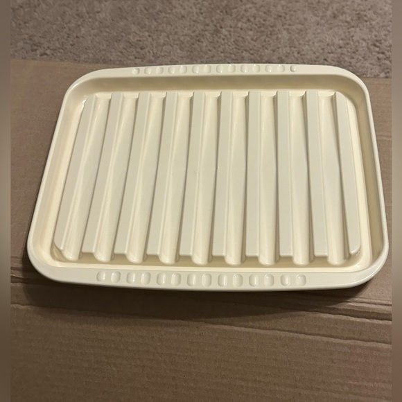 Tupperware | Kitchen | Vintage 2 X 1 Microwavable Bacon Pan Fromby ...